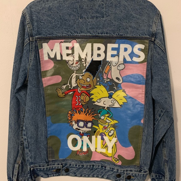 Members Only | Jackets & Coats | Nickelodeon Members Only Denim Jacket ...